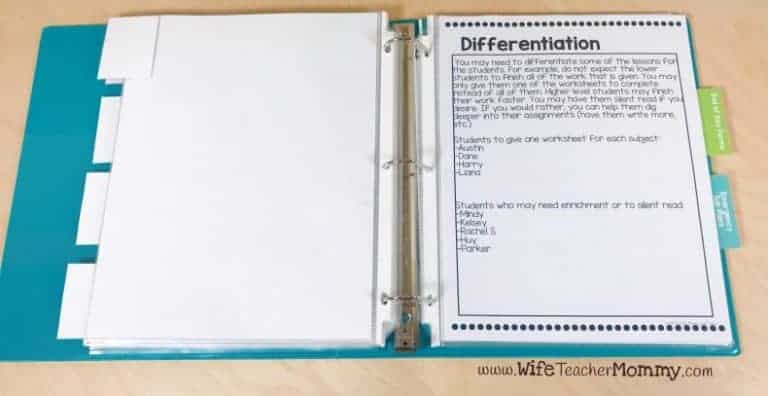 Create A Brilliant Substitute Binder With 13 Simple Steps