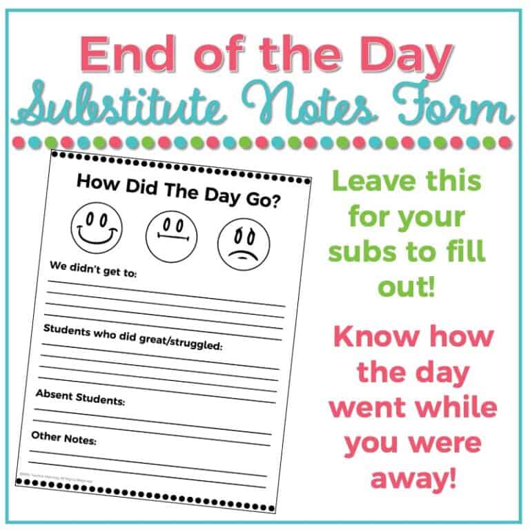 UPDATED Google Slides Substitute Binder (Sub Binder) Educate & Rejuvenate