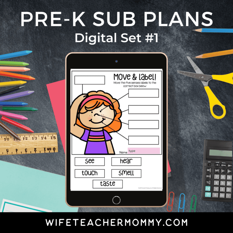 Best Pre-K & Preschool Sub Plans Educate & Rejuvenate