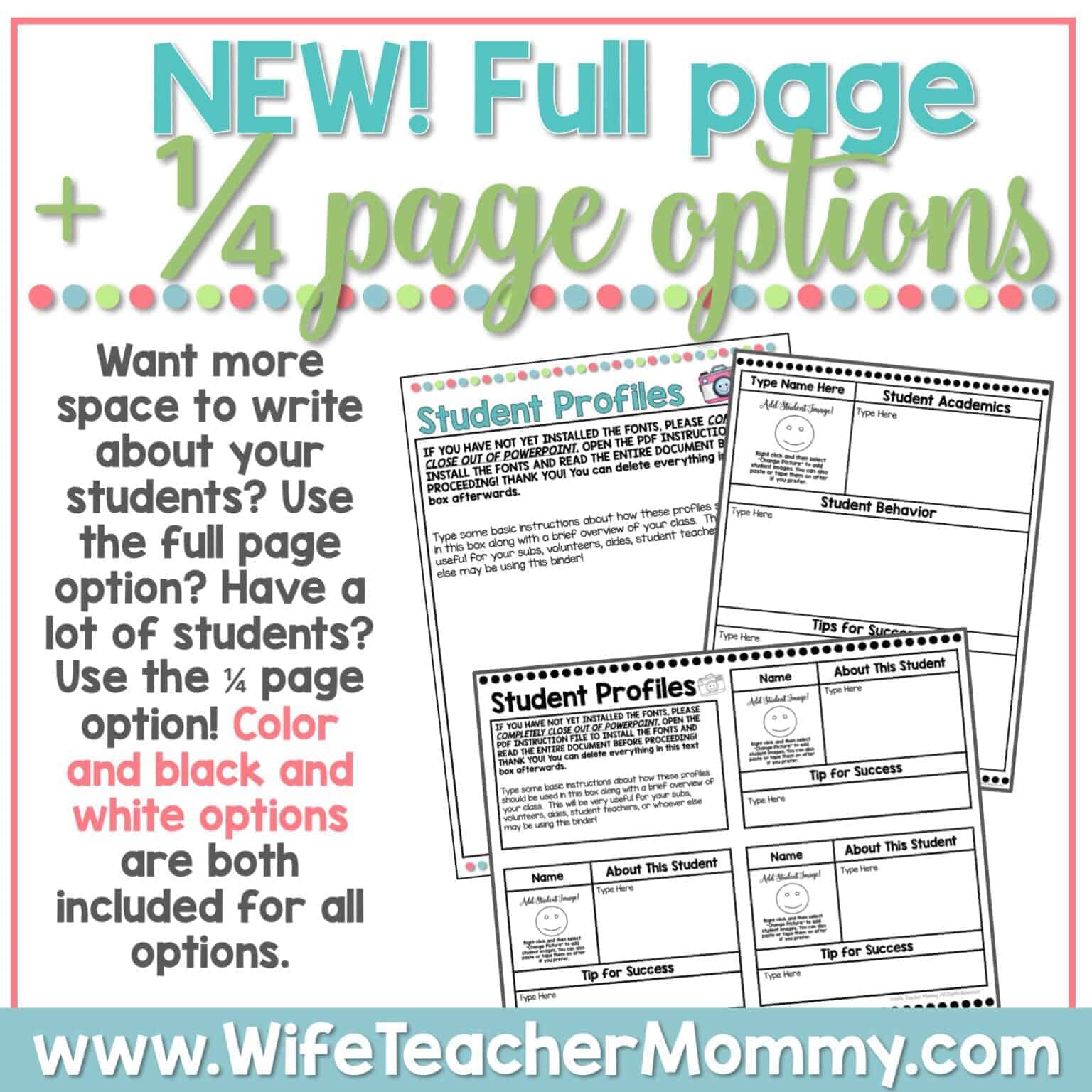 The BEST Editable Student Information Sheets