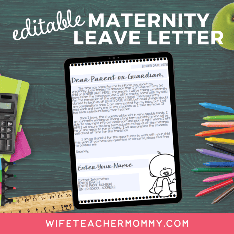 5 Adorable Ideas for How to Tell Your Students You Are Pregnant Educate ...