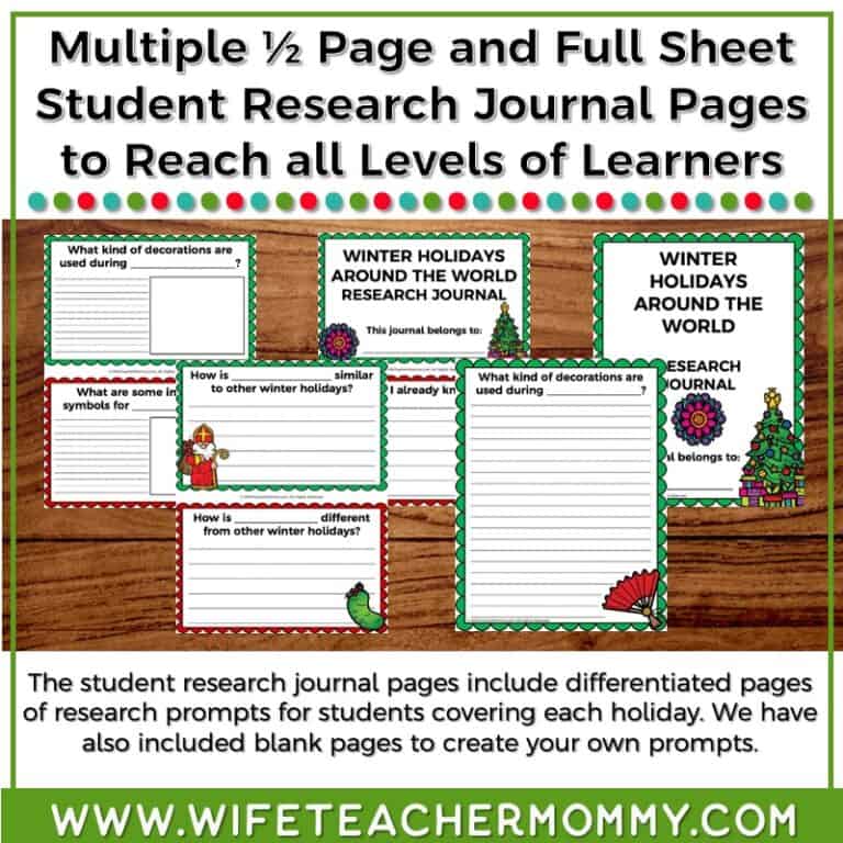 Lower and Upper Grades Holidays Around the World Research Unit (Digital ...