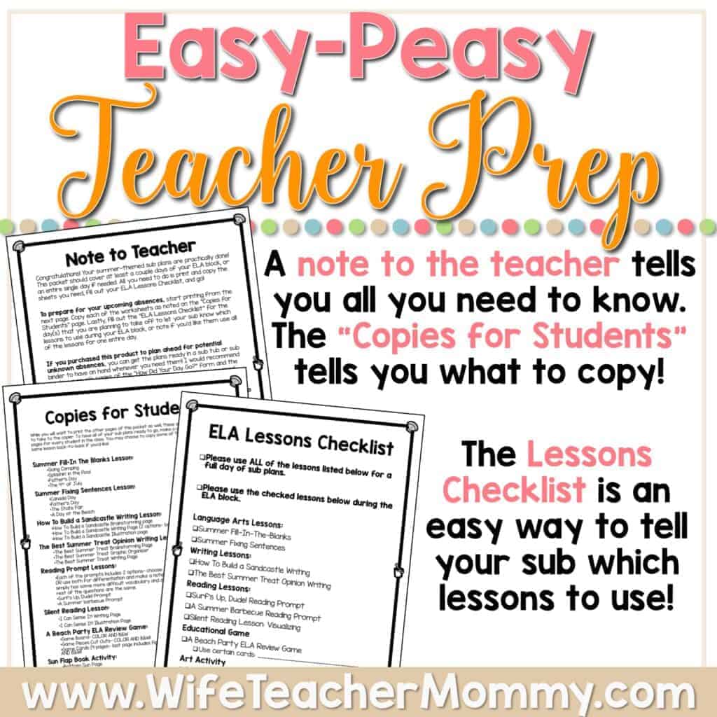 Best 3rd & 4th Grade Summer ELA Lesson Plans