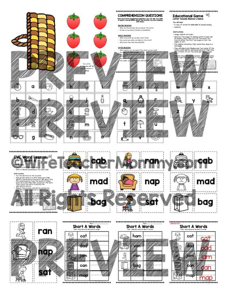 Pre K Homework Packet- At Home Learning