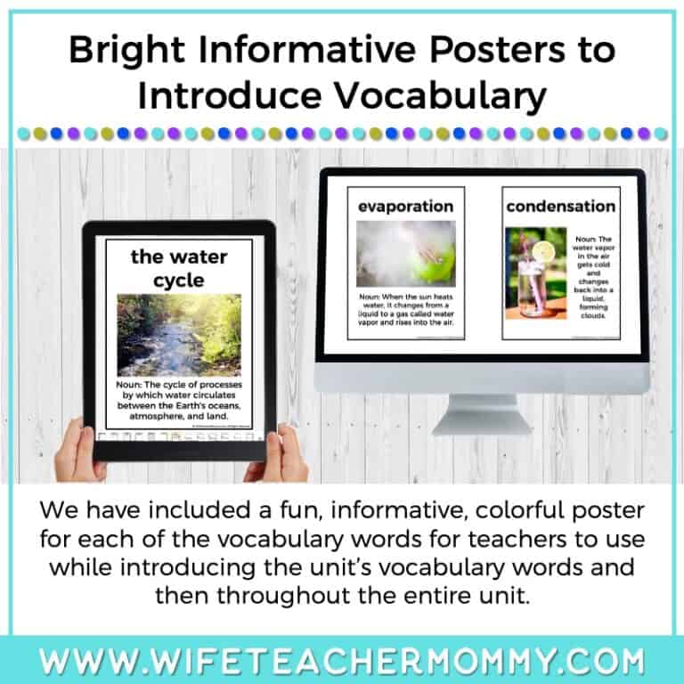 Upper Grade Weather and Water Cycle Thematic Unit Bundle (Digital ...