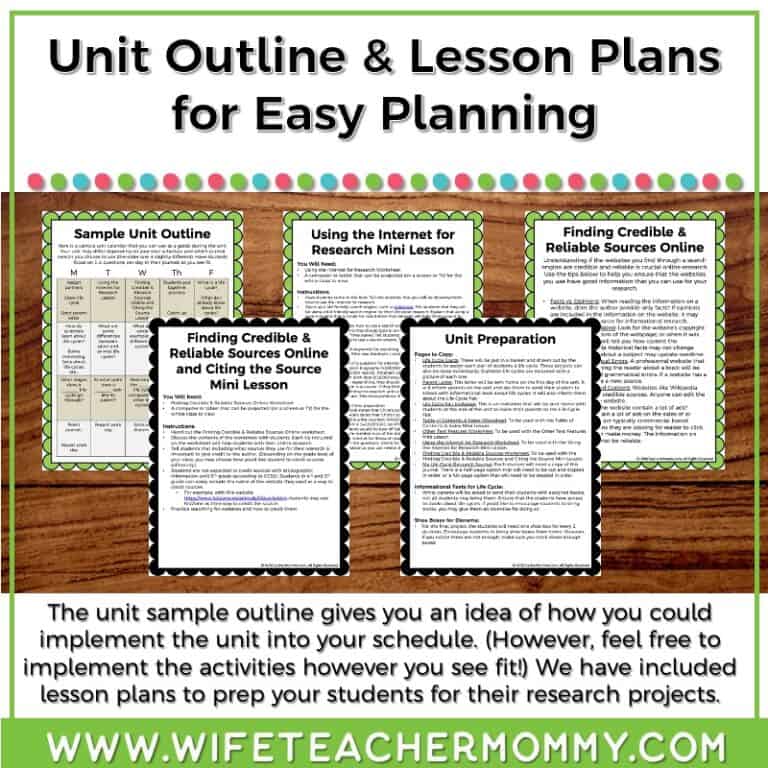 Lower and Upper Grades Life Cycle Research Unit (Digital and Print ...