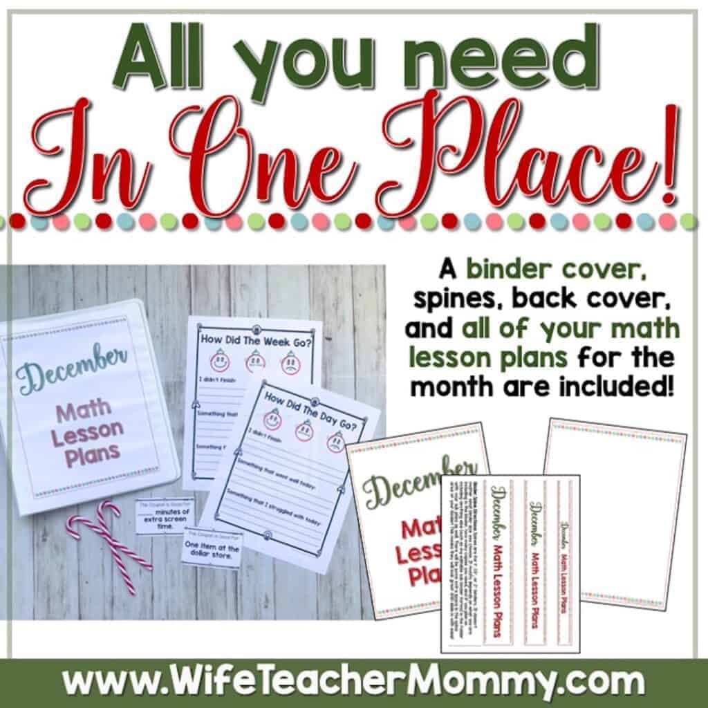 December Homeschool Lessons for 3rd Grade and 4th Grade Math Educate ...