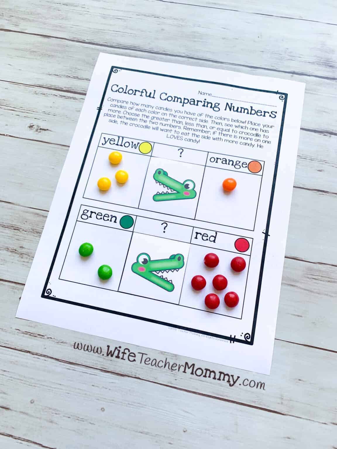 Sweets N' Treats Candy Math Activities & More Bundle for Pre-K and ...