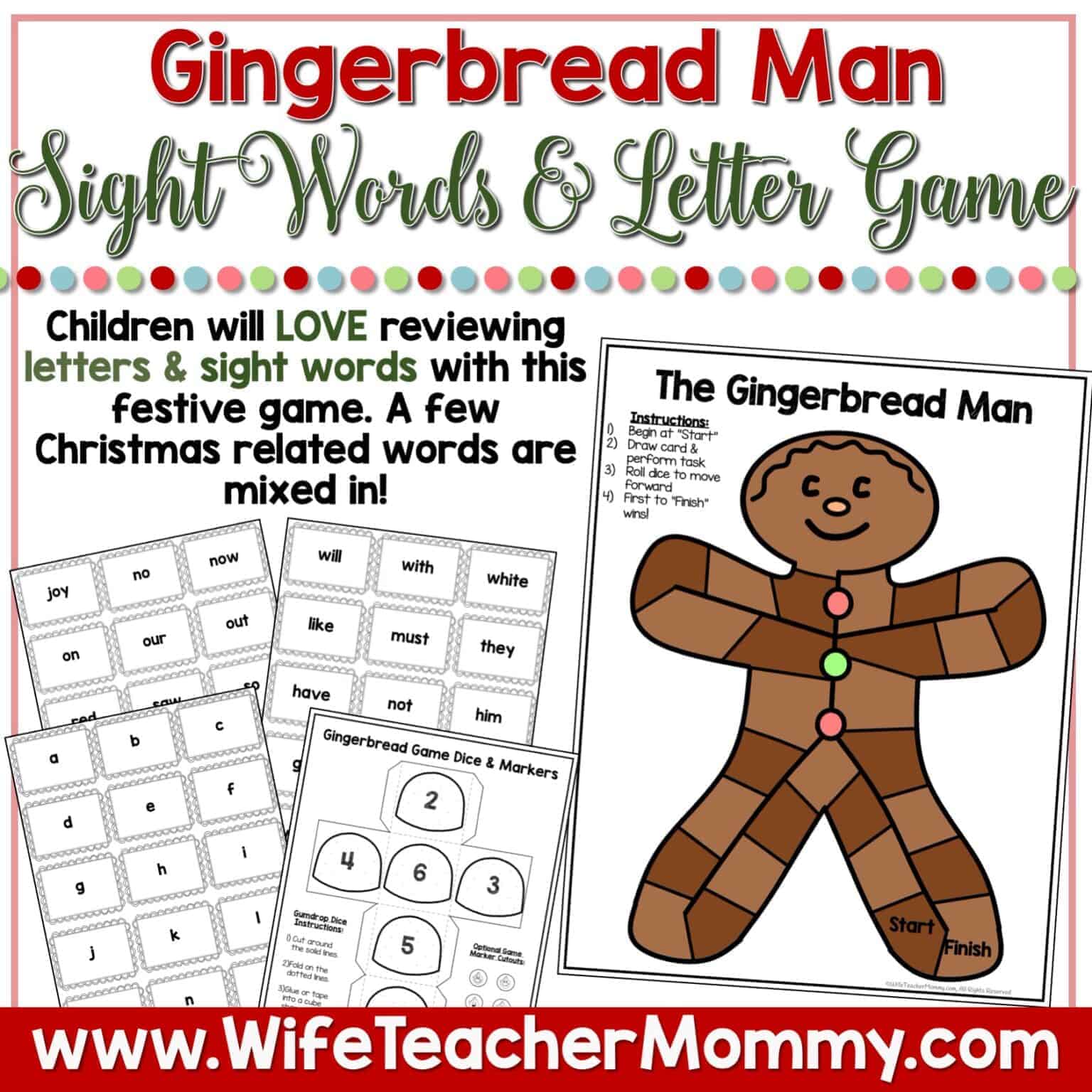 December Homeschool Lessons Pre-K Math and Language Arts Mini Bundle ...