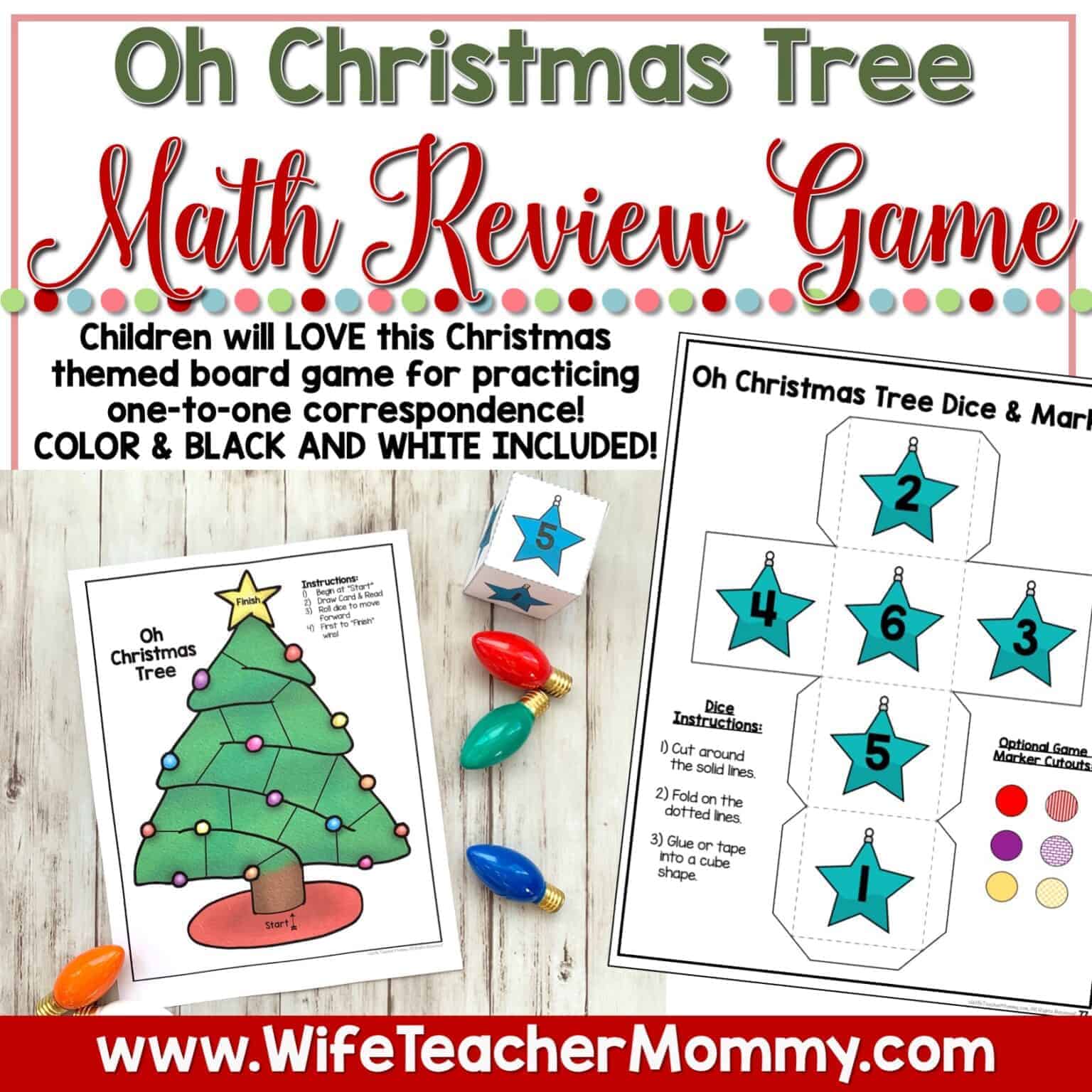 December Homeschool Lessons Pre-K Math and Language Arts Mini Bundle ...