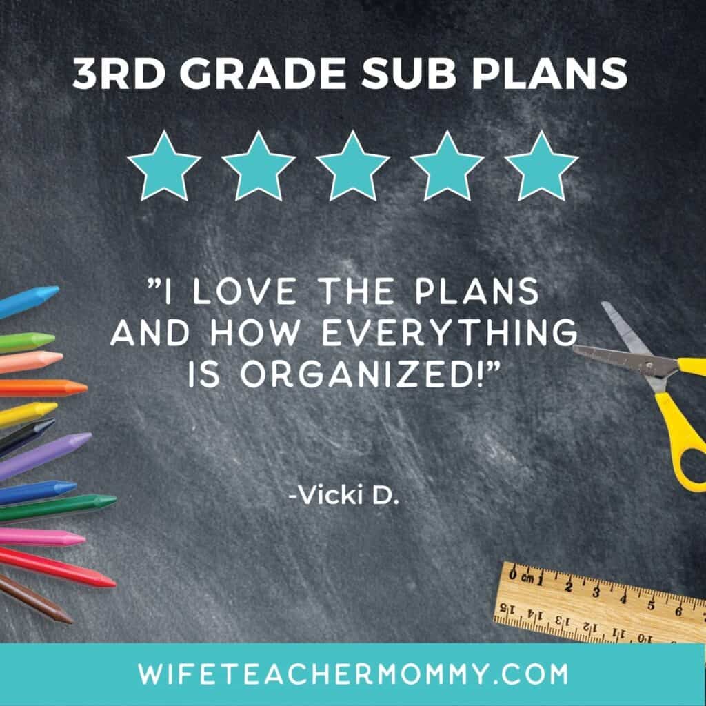 3rd Grade Ready To Go Sub Plans Digital Google Slides Set #3 Educate ...