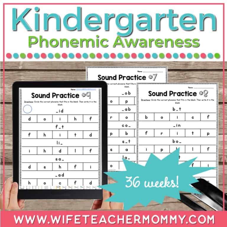 36 Weeks of Skills Practice for Kindergarten Teacher Edition PRINT ...