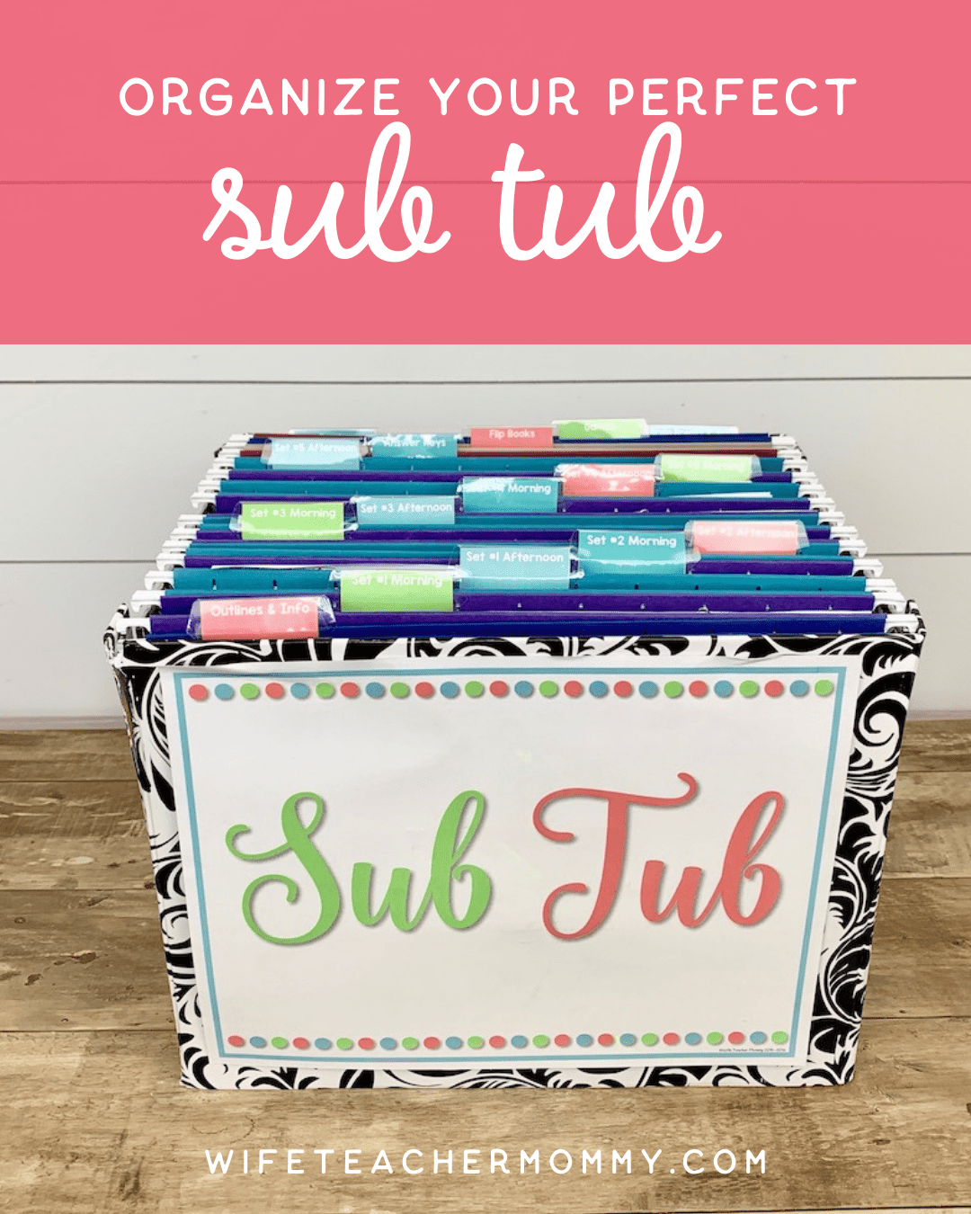 Emergency Sub Plans Guide | Wife Teacher Mommy