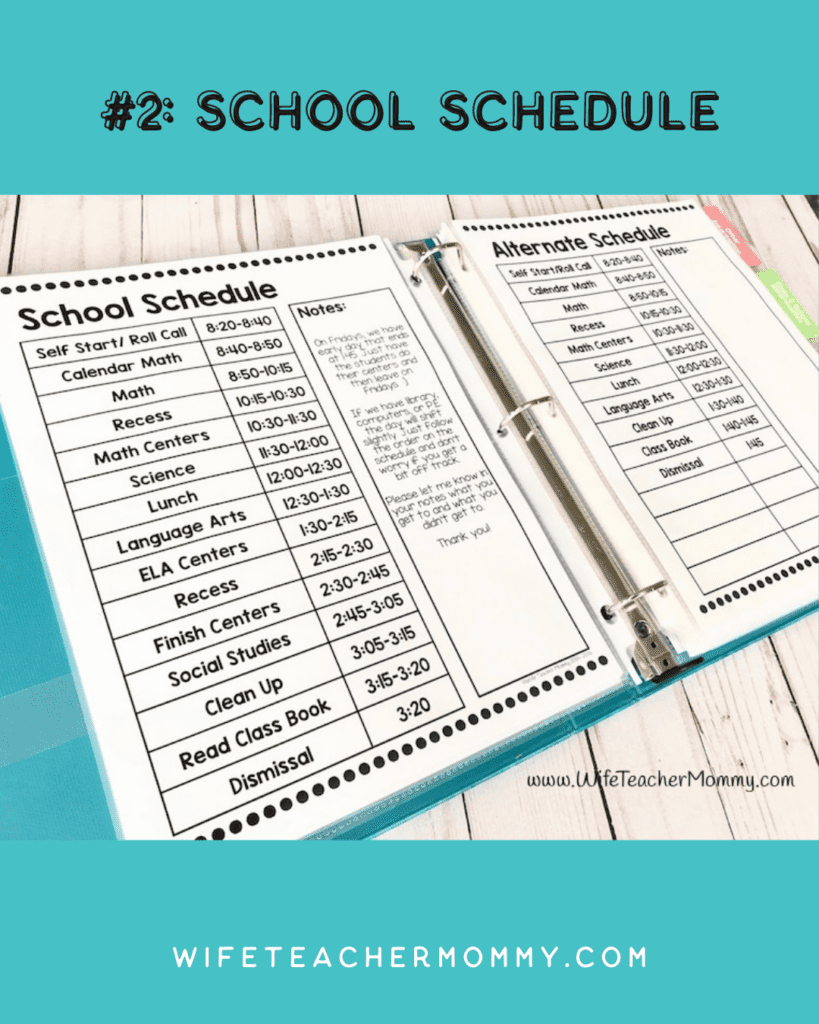 Emergency Sub Plans Guide | Wife Teacher Mommy