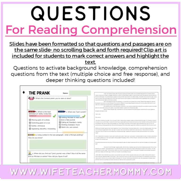 6th Grade April Reading Passages Digital Google Slides Version Educate ...