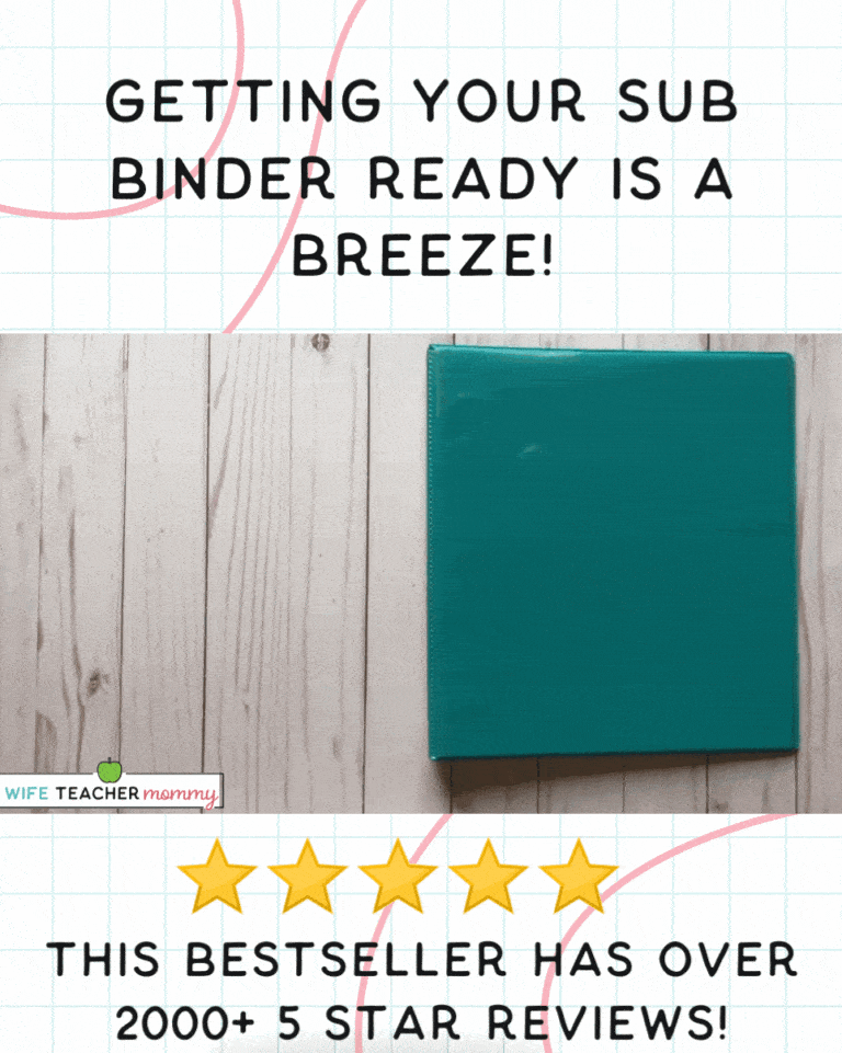 Complete Sub Binder Special Offer Wife Teacher Mommy