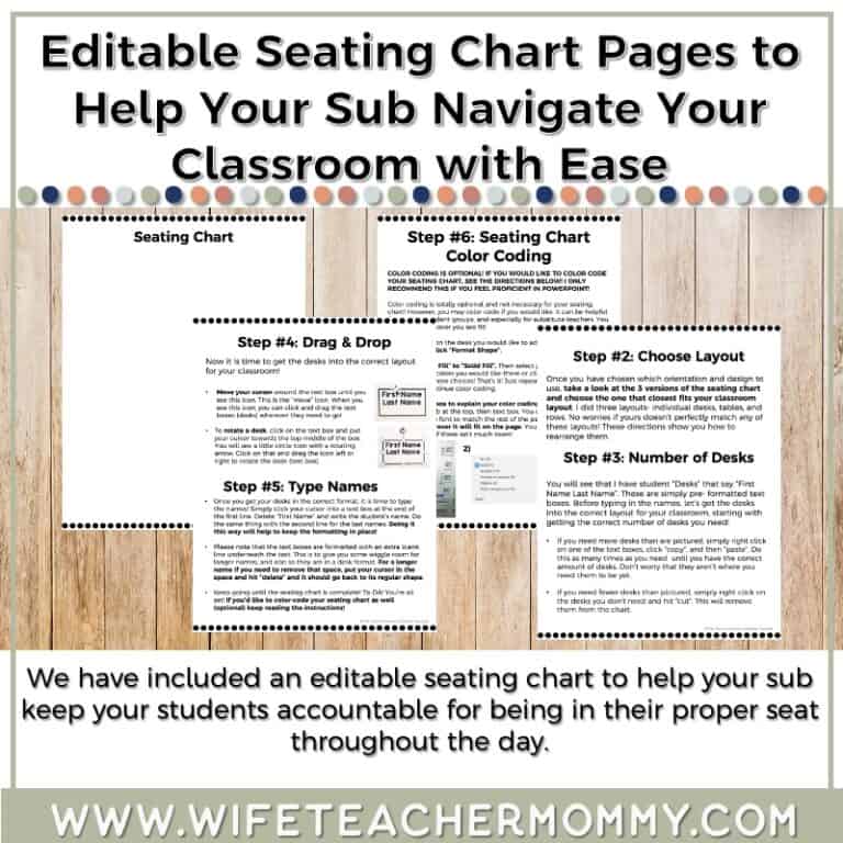 Editable Boho Rainbow Substitute Binder (Print Version) Educate ...