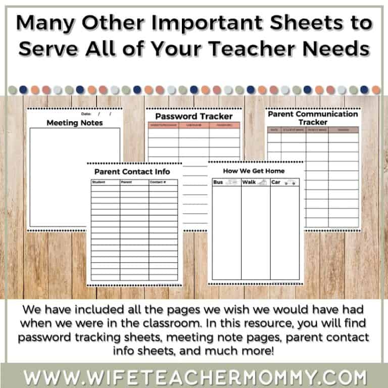 The Ultimate Boho Rainbow Mega Bundle - Teacher Planner, Sub Binder ...