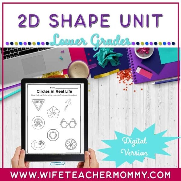 Lower Grades 2D Shapes Unit (Digital Version) Educate & Rejuvenate