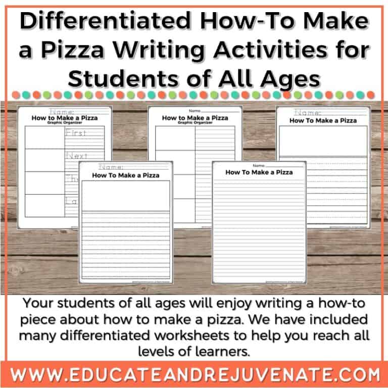 Fun Classroom Pizza Party Activity Pack