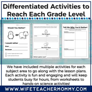 Snow Day Packets for Lower and Upper Grades Part 2 Bundle (Digital ...