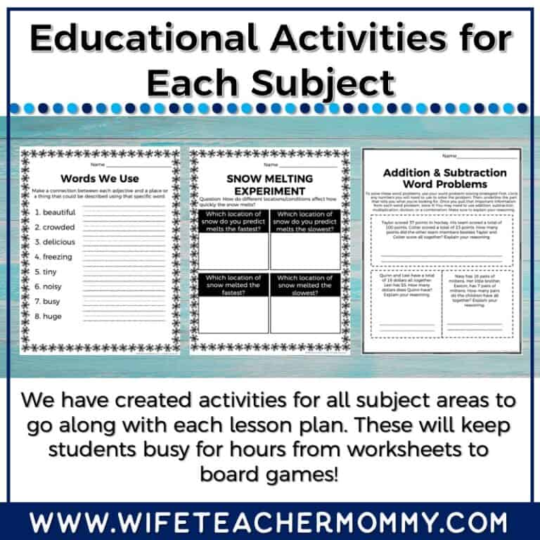 Snow Day Packets for Lower and Upper Grades Part 2 Bundle (Digital ...
