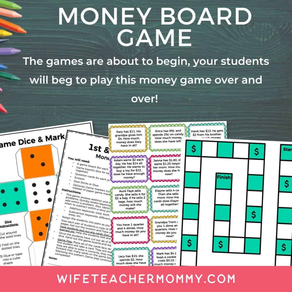 Counting Money Worksheets | Money Madness Unit for Elementary