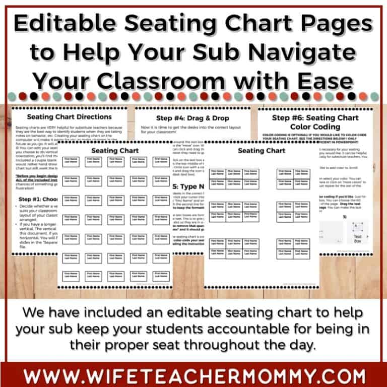 Editable Cottage Substitute Binder (Print & Digital Version) Educate & Rejuvenate
