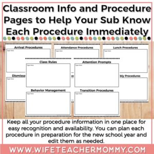 Editable Hedgehog Substitute Binder (Print Version) Educate & Rejuvenate