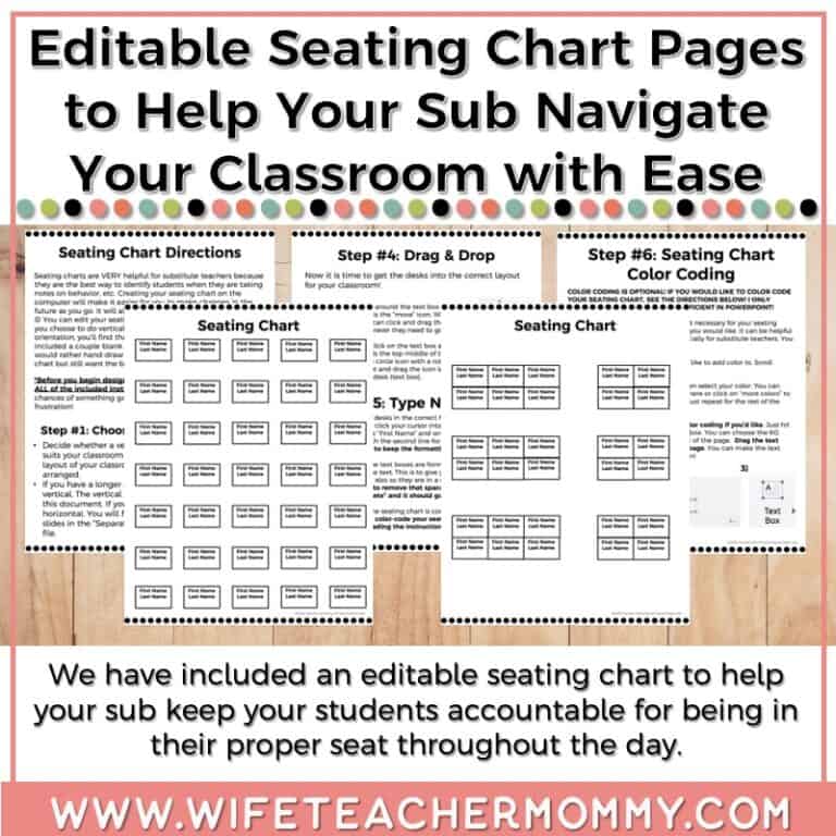 Editable Hedgehog Substitute Binder (Print Version) Educate & Rejuvenate