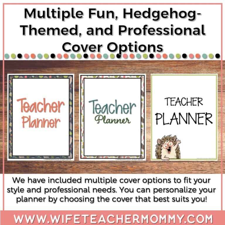 The Ultimate Hedgehog Teacher Planner (Print & Digital Versions ...