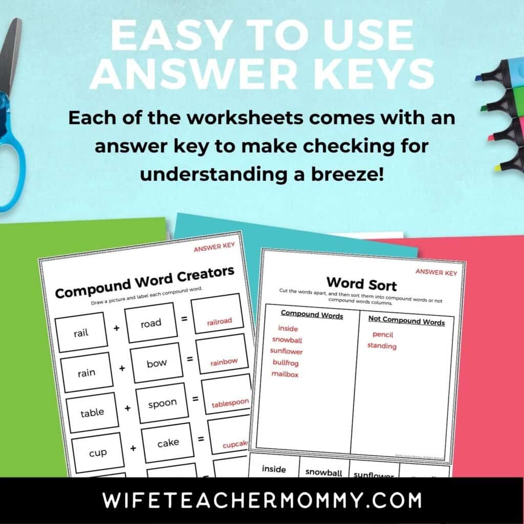 Compound Words for Lower Grades | Lesson Plans, Activities ...