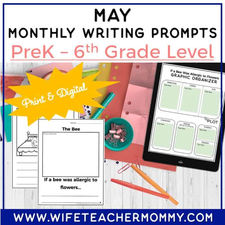 May Writing Prompts for PreK-6th Grades PRINT + GOOGLE MEGA BUNDLE ...