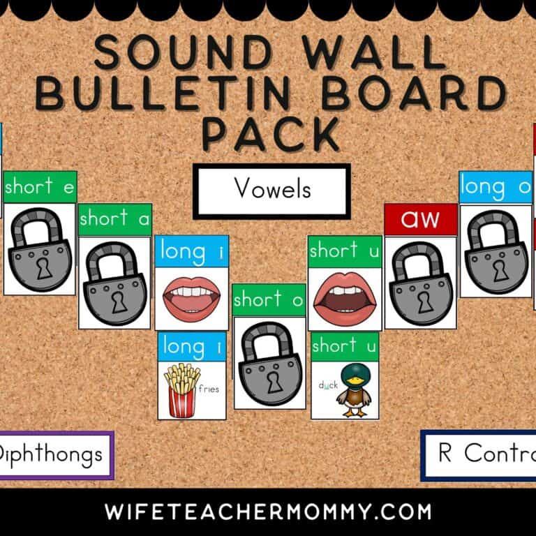 Sound Wall Bulletin Board Pack