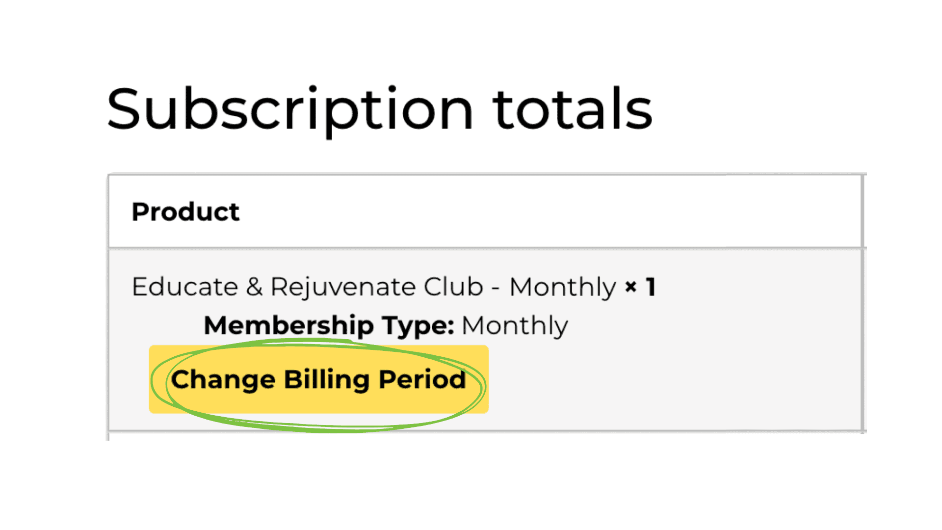 Switch Billing Steps Educate & Rejuvenate